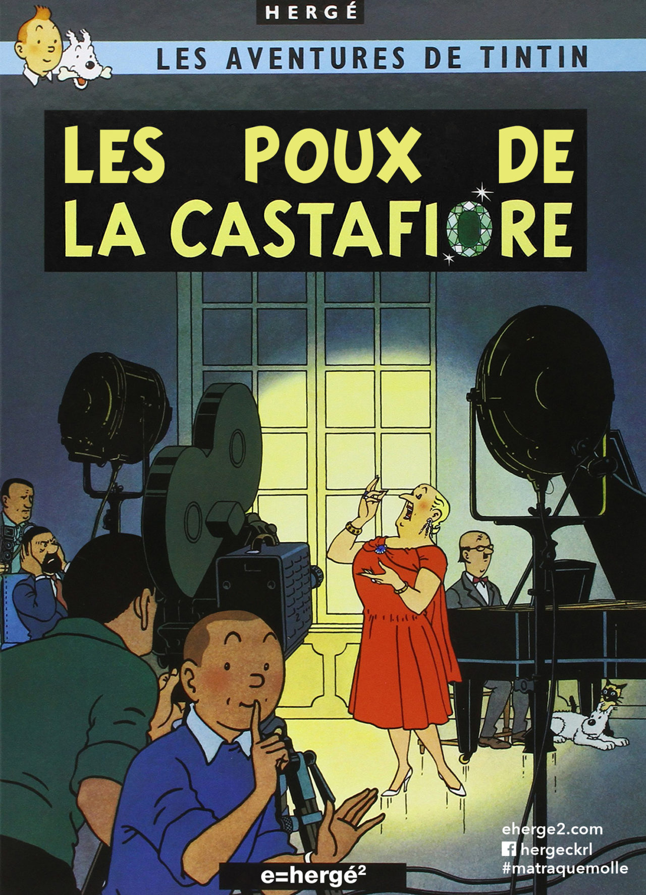 Parodie de couvertures d'albums de Tintin - E=Hergé2